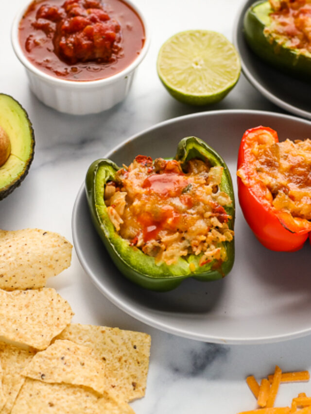 Lentil Stuffed Peppers Recipe - I Heart Vegetables