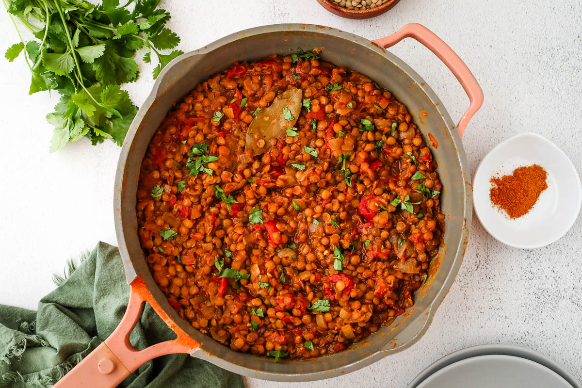 Easy Curried Lentils - I Heart Vegetables