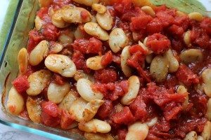 Gigantes Plaki (Greek Style Giant Beans) - I Heart Vegetables