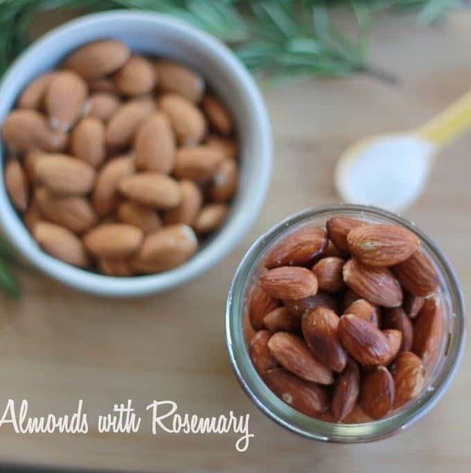 Rosemary Roasted Almonds - I Heart Vegetables