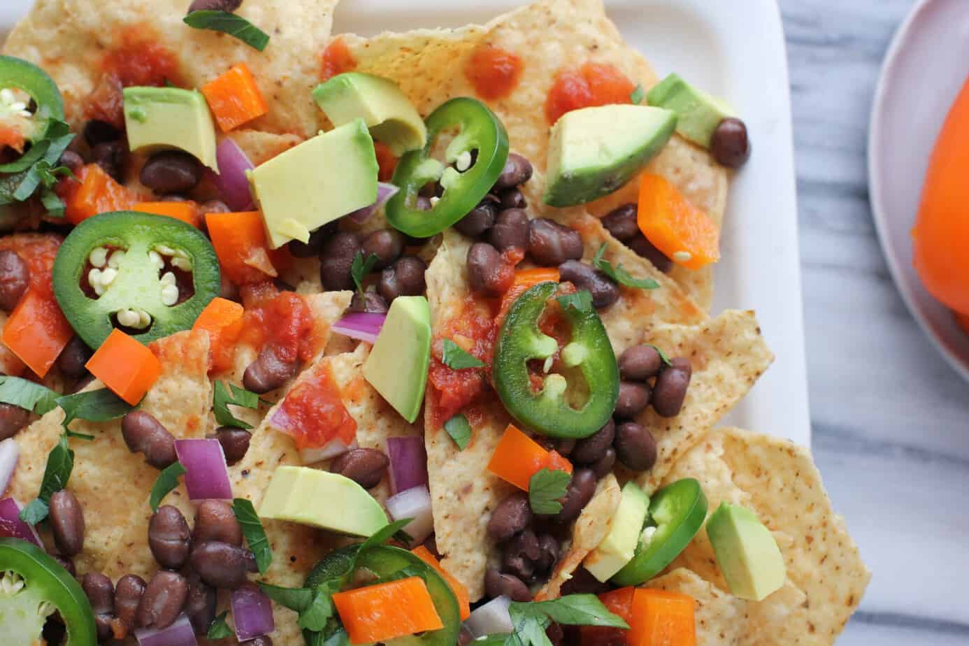 Healthy Vegan Nachos - I Heart Vegetables