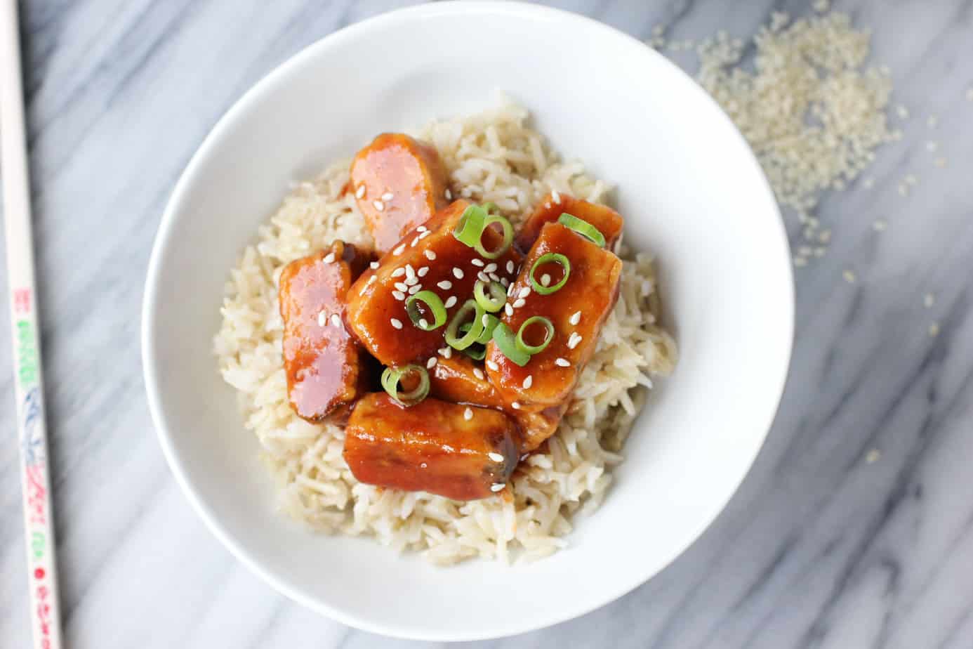 Sweet and Sour Tempeh - I Heart Vegetables