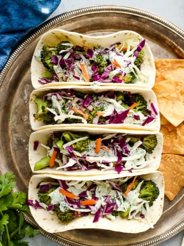 Vegan Broccoli Tacos Recipe - I Heart Vegetables