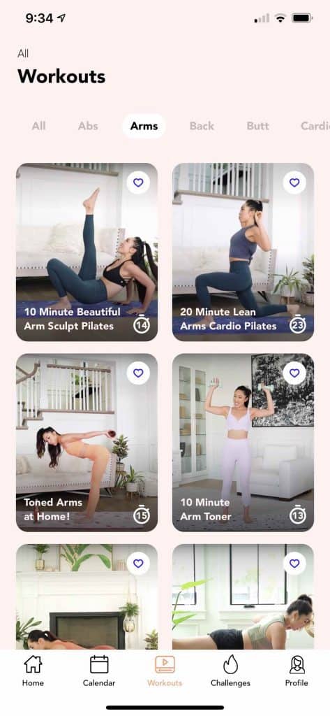 Blogilates App Review - I Heart Vegetables