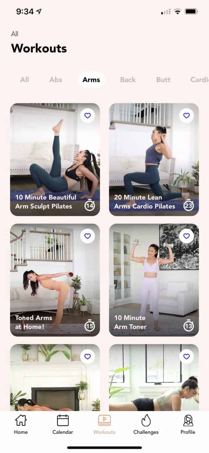 Blogilates App Review - I Heart Vegetables