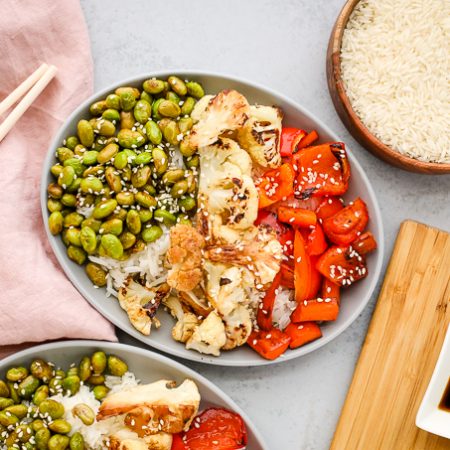 Sheet Pan Edamame - I Heart Vegetables