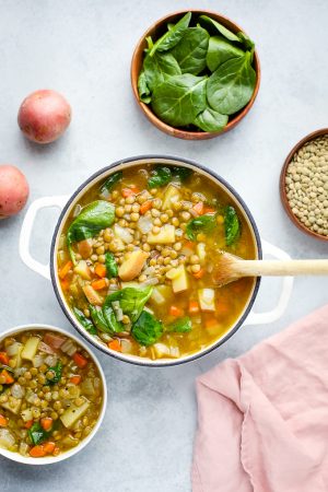 Mediterranean Lentil Soup - I Heart Vegetables