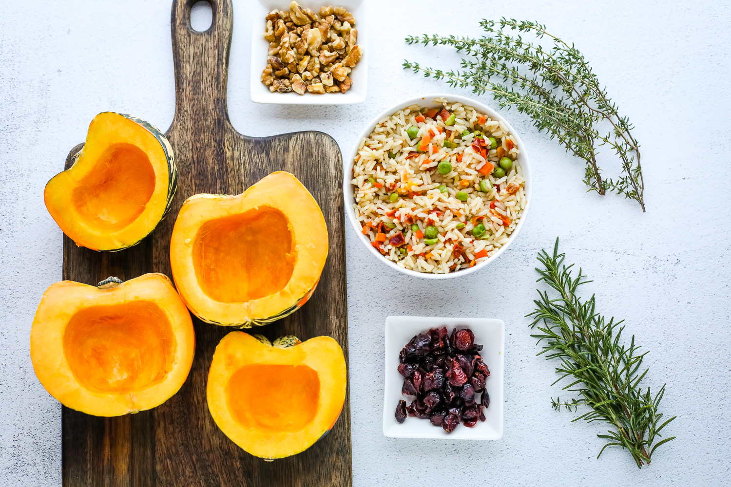 Vegetarian Stuffed Squash - I Heart Vegetables
