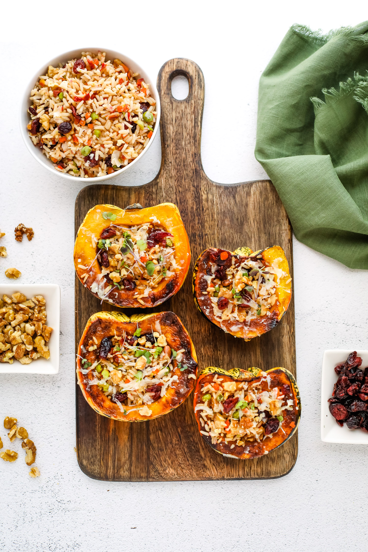 Vegetarian Stuffed Squash - I Heart Vegetables
