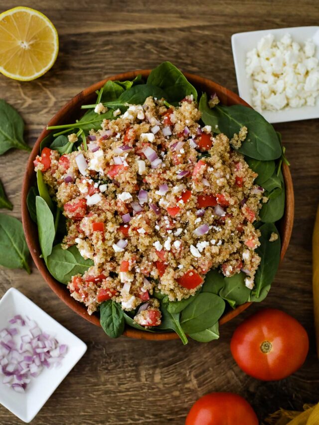 Warm Quinoa Salad Recipe - I Heart Vegetables