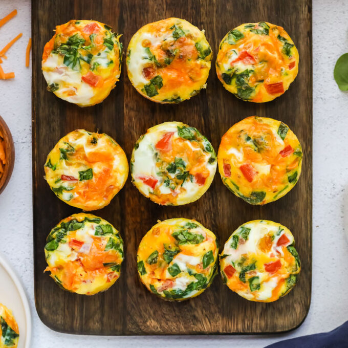 Vegetarian Egg Bites - I Heart Vegetables