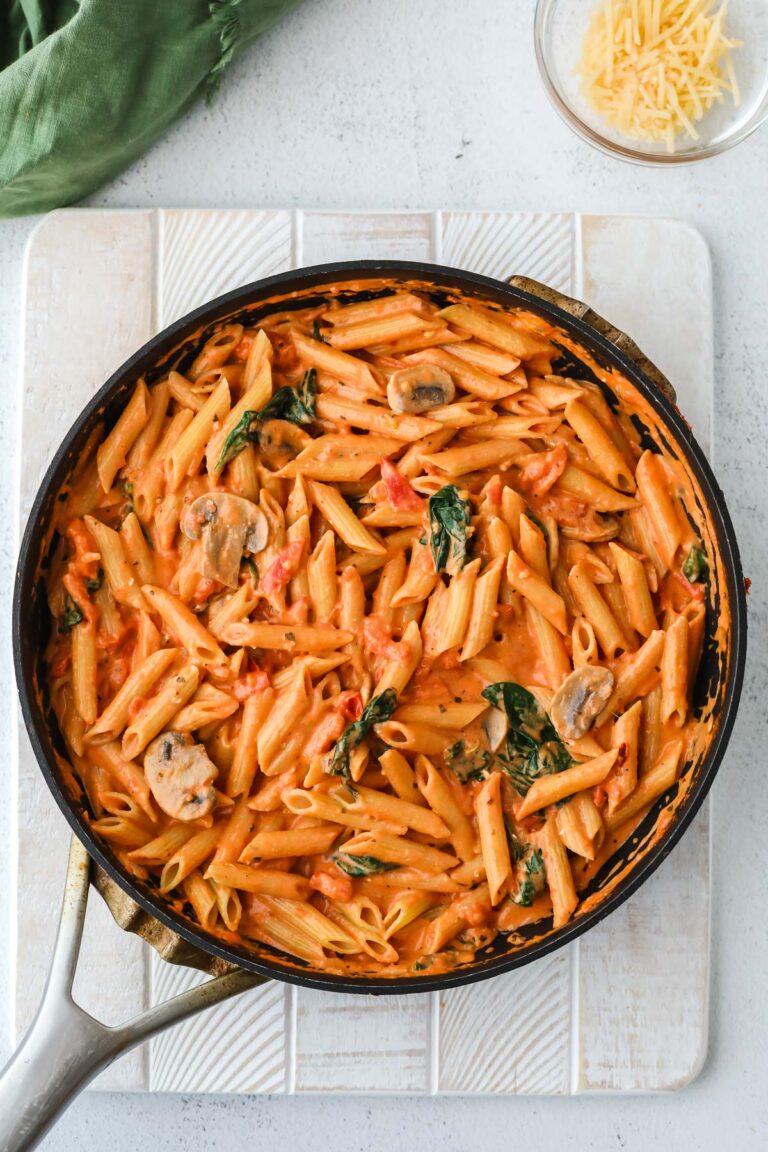 The Best Penne Rosa Recipe - I Heart Vegetables