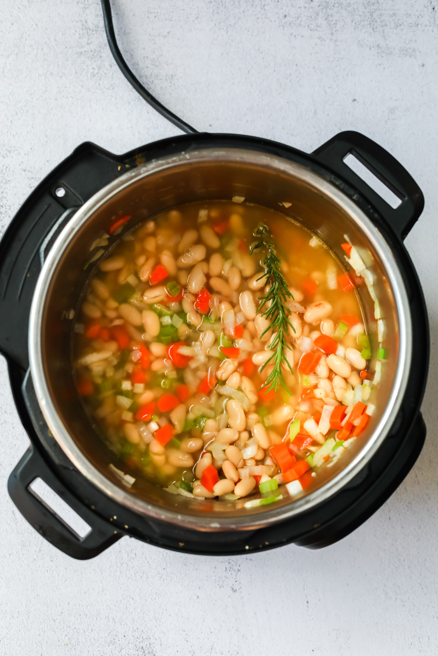 Instant Pot White Bean Soup - I Heart Vegetables