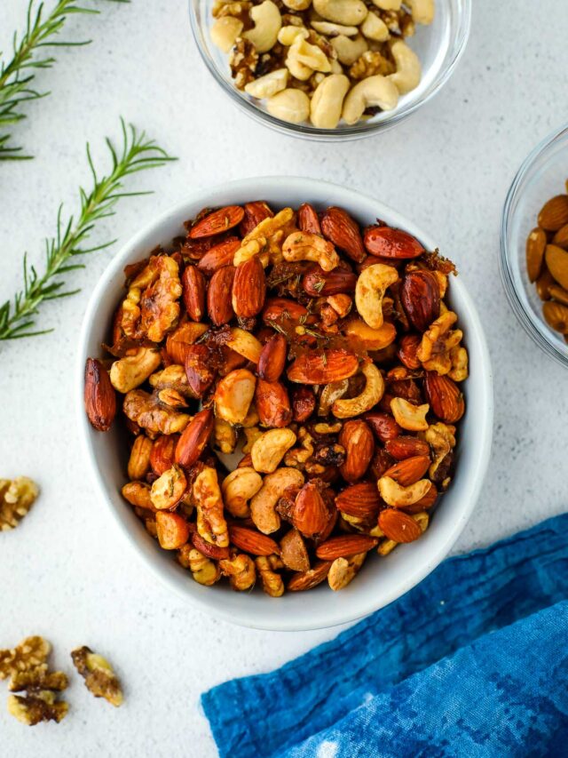 Roasted Nuts Recipe - I Heart Vegetables