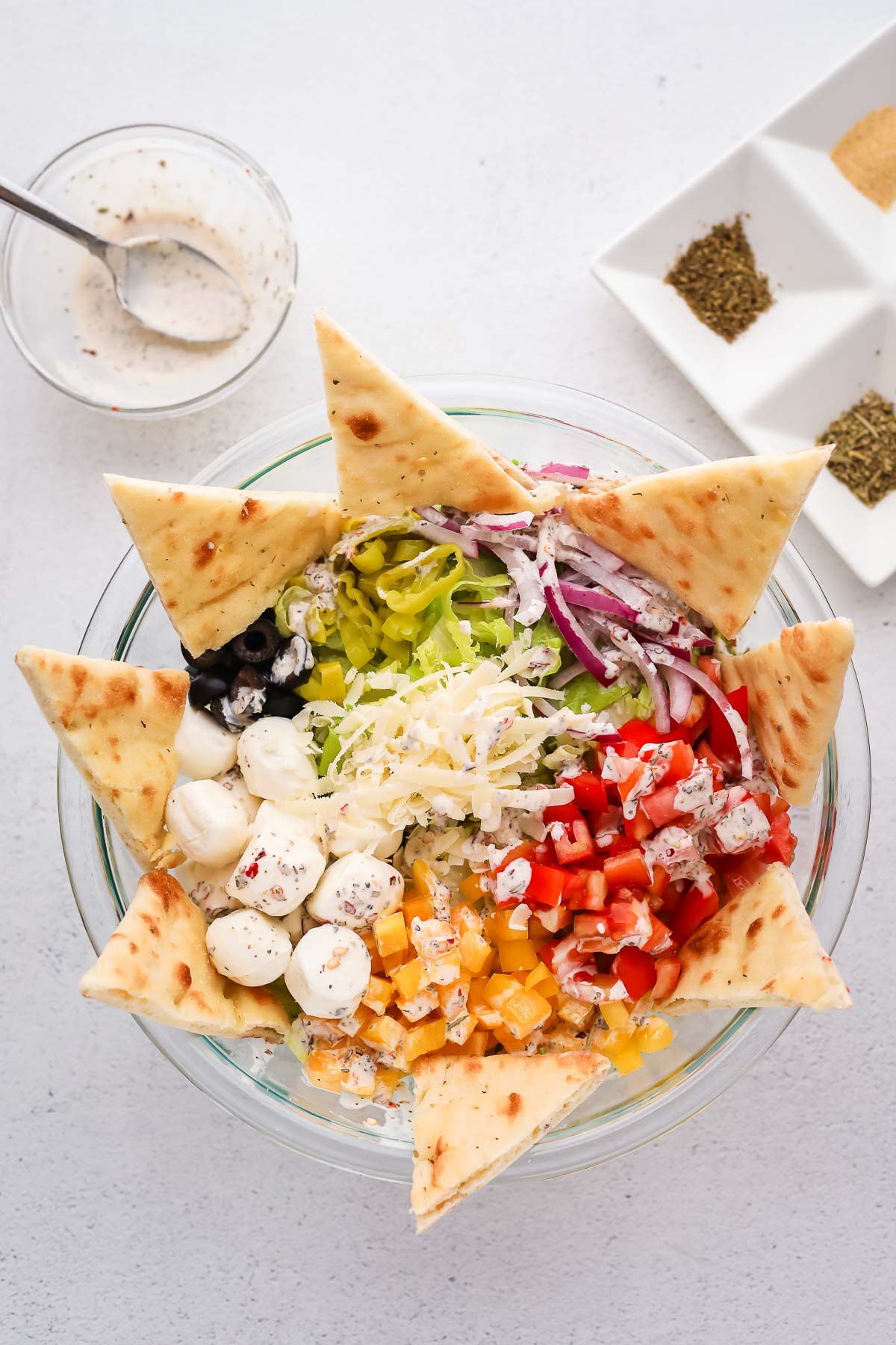 Pizza Salad - I Heart Vegetables