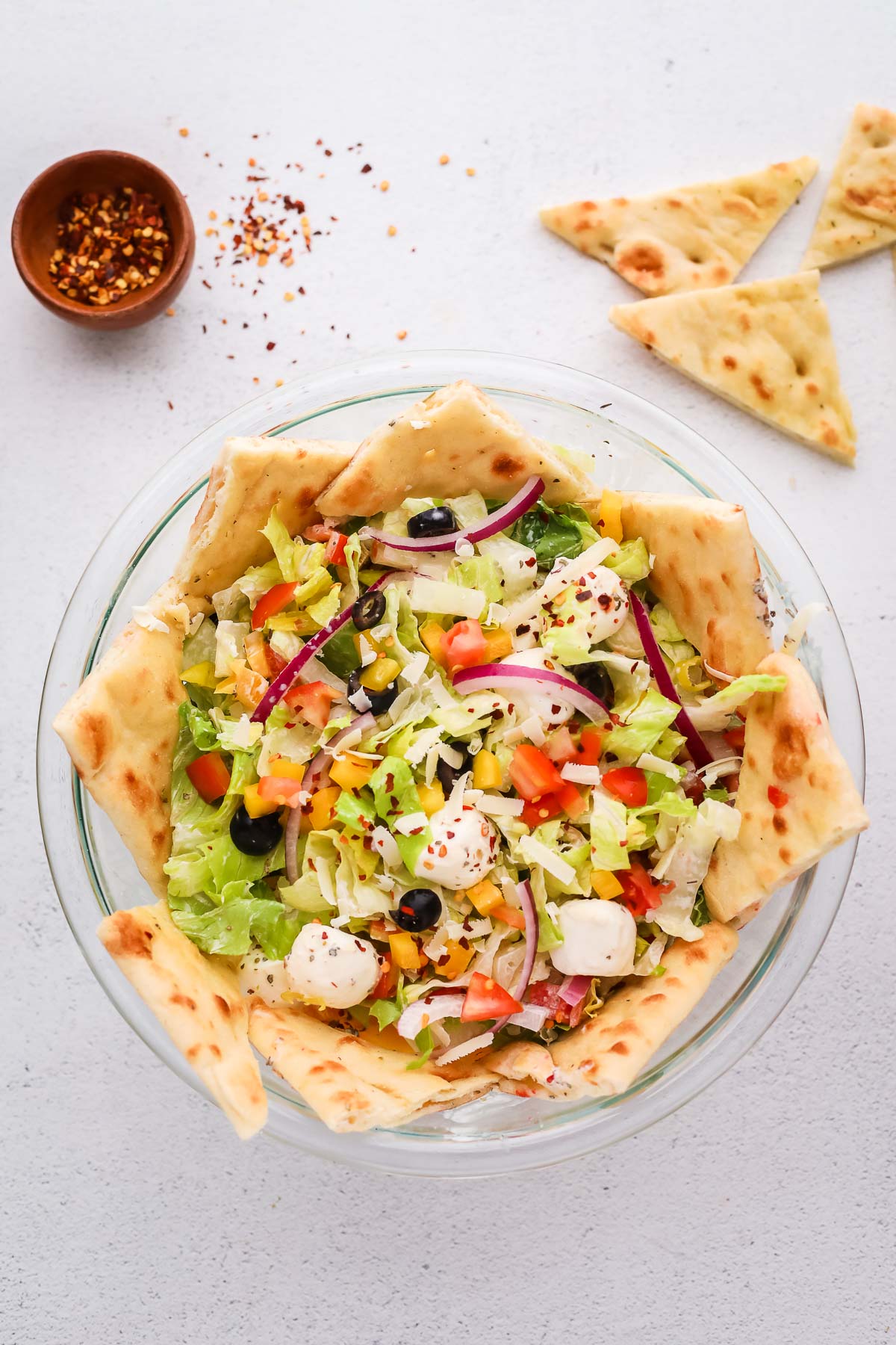 Pizza Salad - I Heart Vegetables
