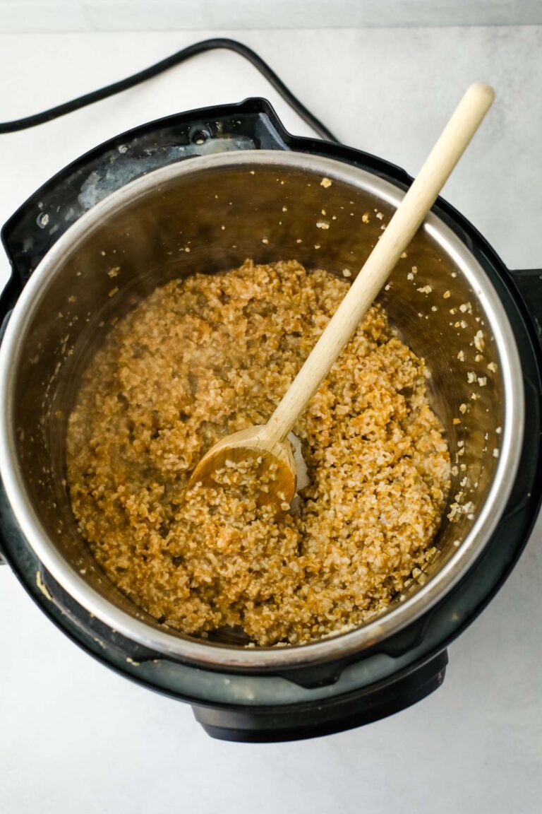 Instant Pot Steel Cut Oats - I Heart Vegetables