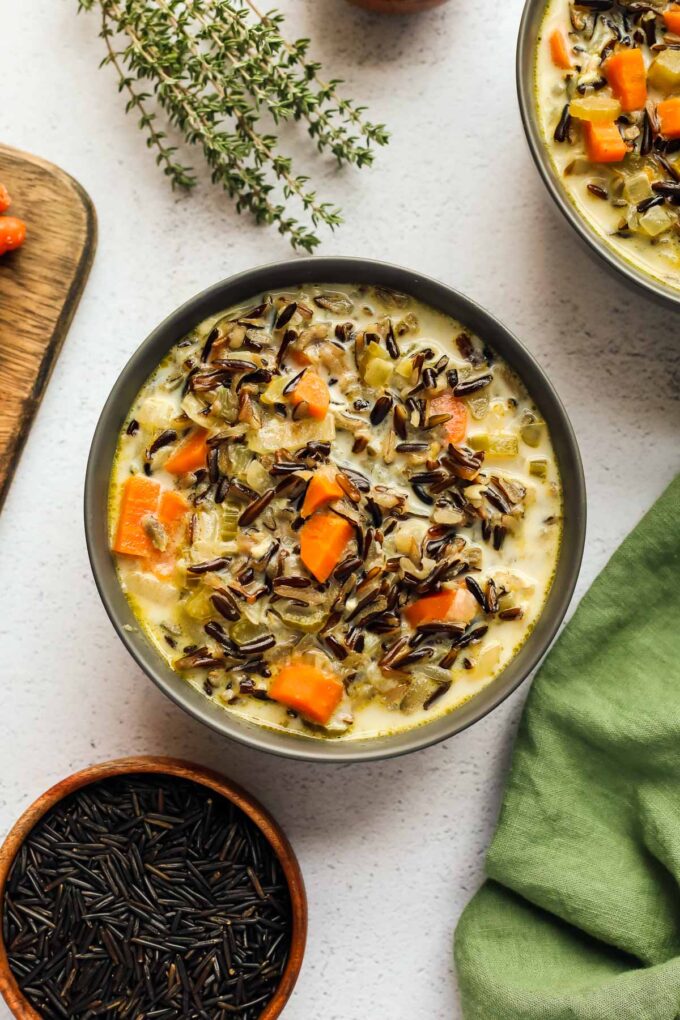 Minnesota Wild Rice Soup - I Heart Vegetables