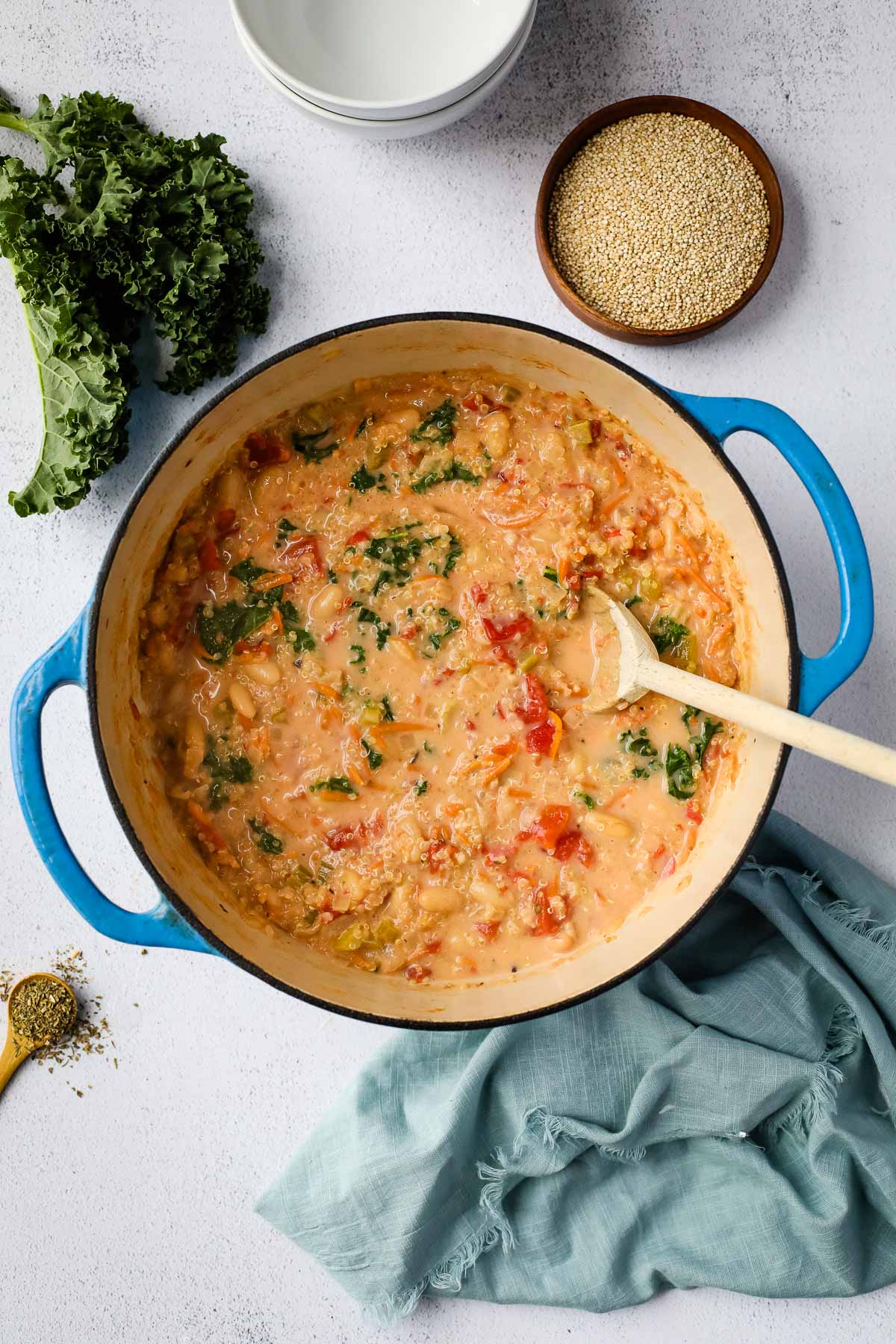 Creamy Quinoa Soup - I Heart Vegetables