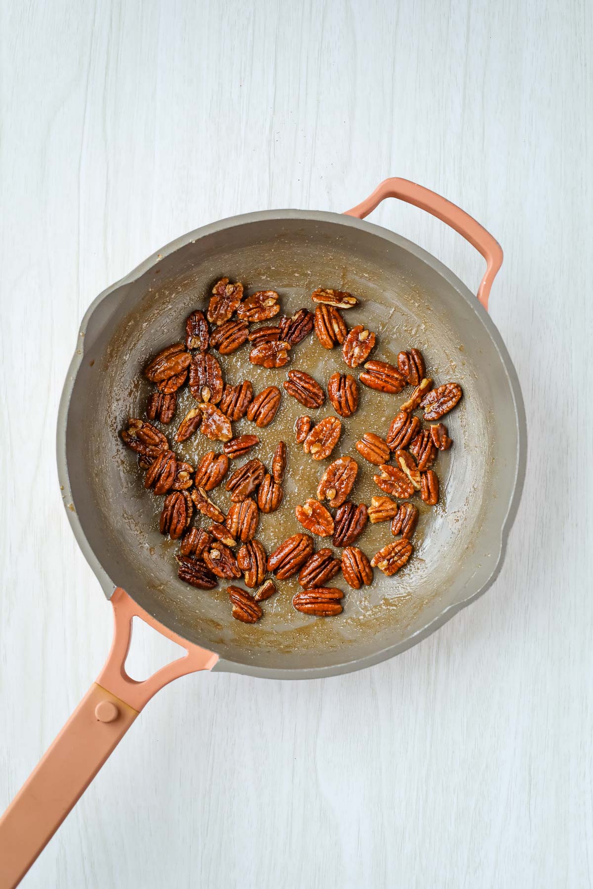 Small Batch Candied Pecans - I Heart Vegetables