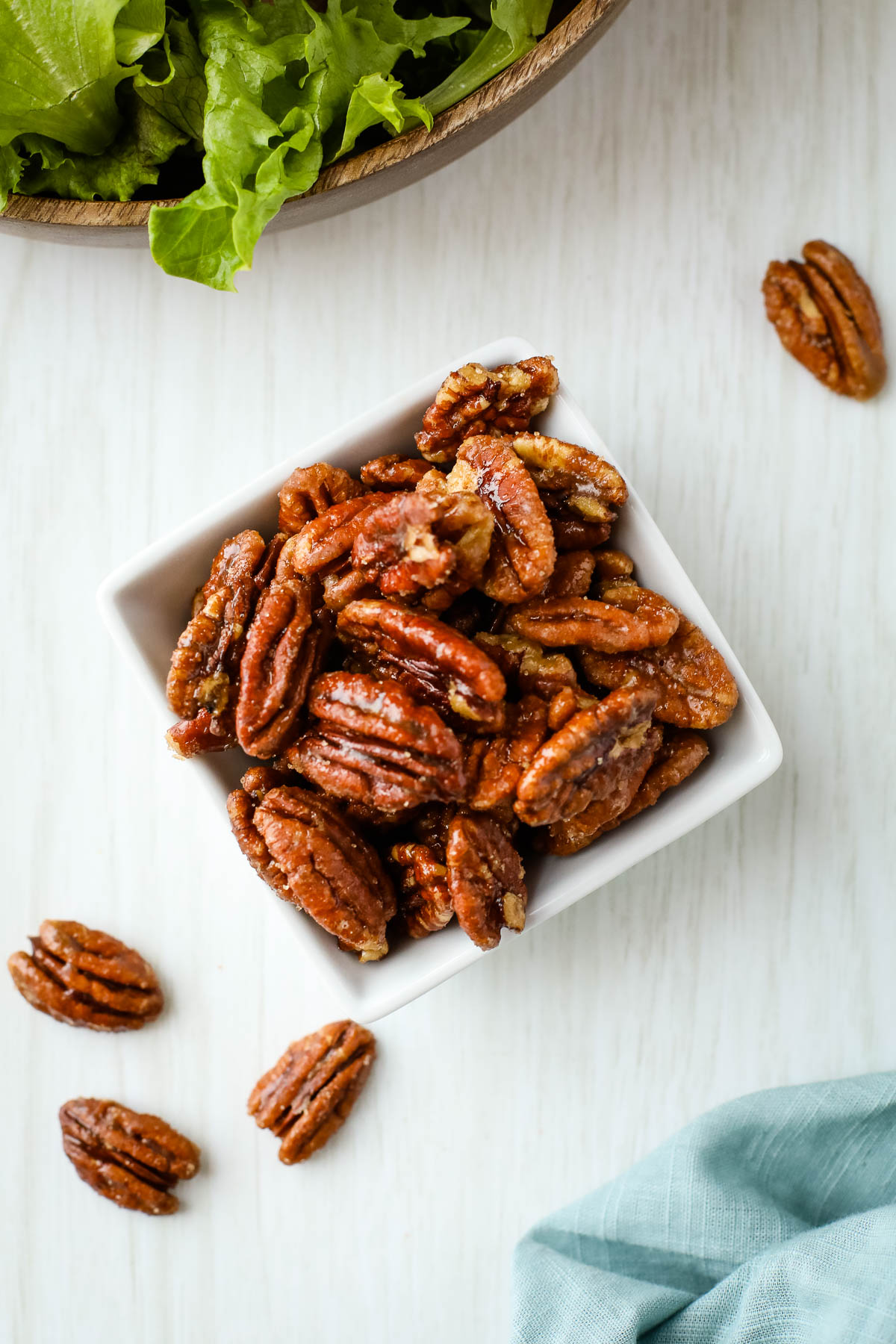 Small Batch Candied Pecans - I Heart Vegetables