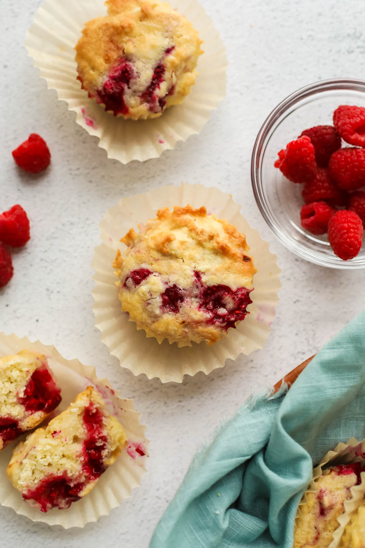 Vegan Raspberry Muffins - I Heart Vegetables