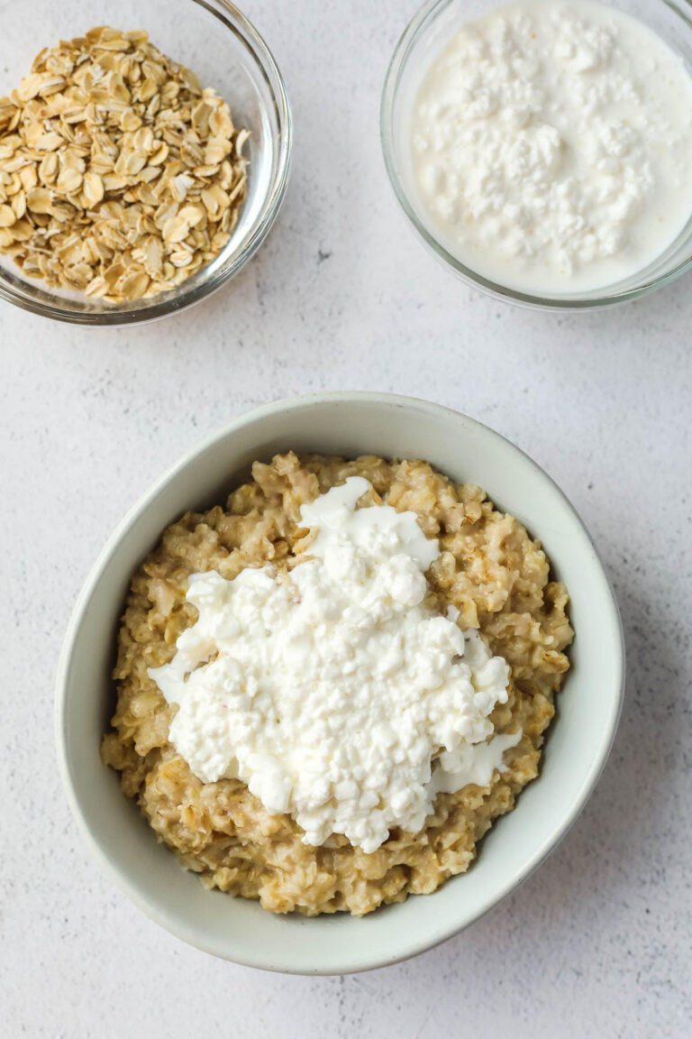 Cottage Cheese Oatmeal - I Heart Vegetables