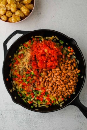 Vegetarian Tater Tot Casserole - I Heart Vegetables