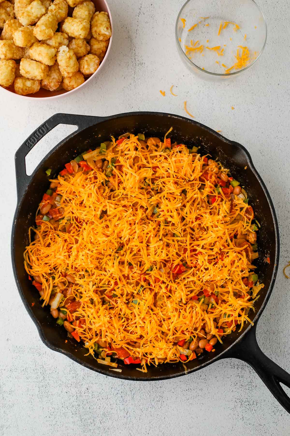 Vegetarian Tater Tot Casserole - I Heart Vegetables