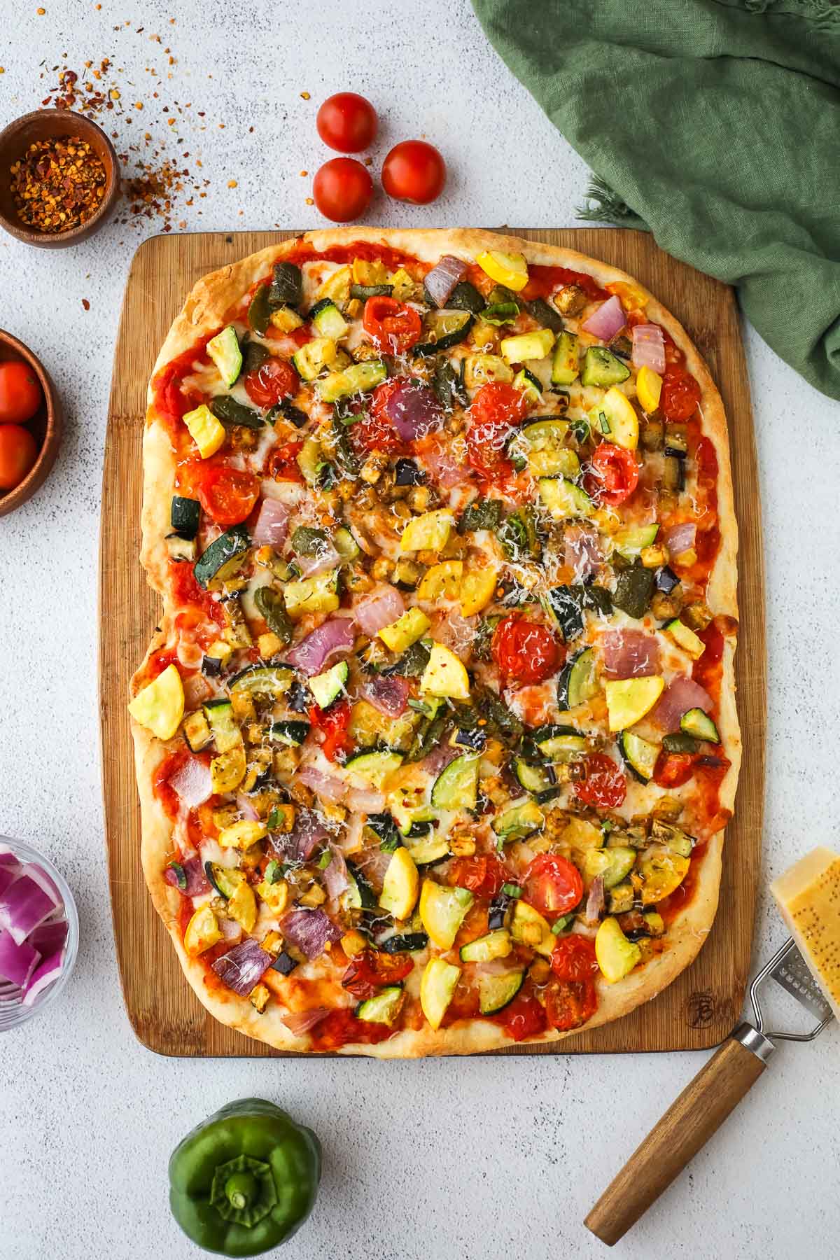 Roasted Vegetable Pizza - I Heart Vegetables