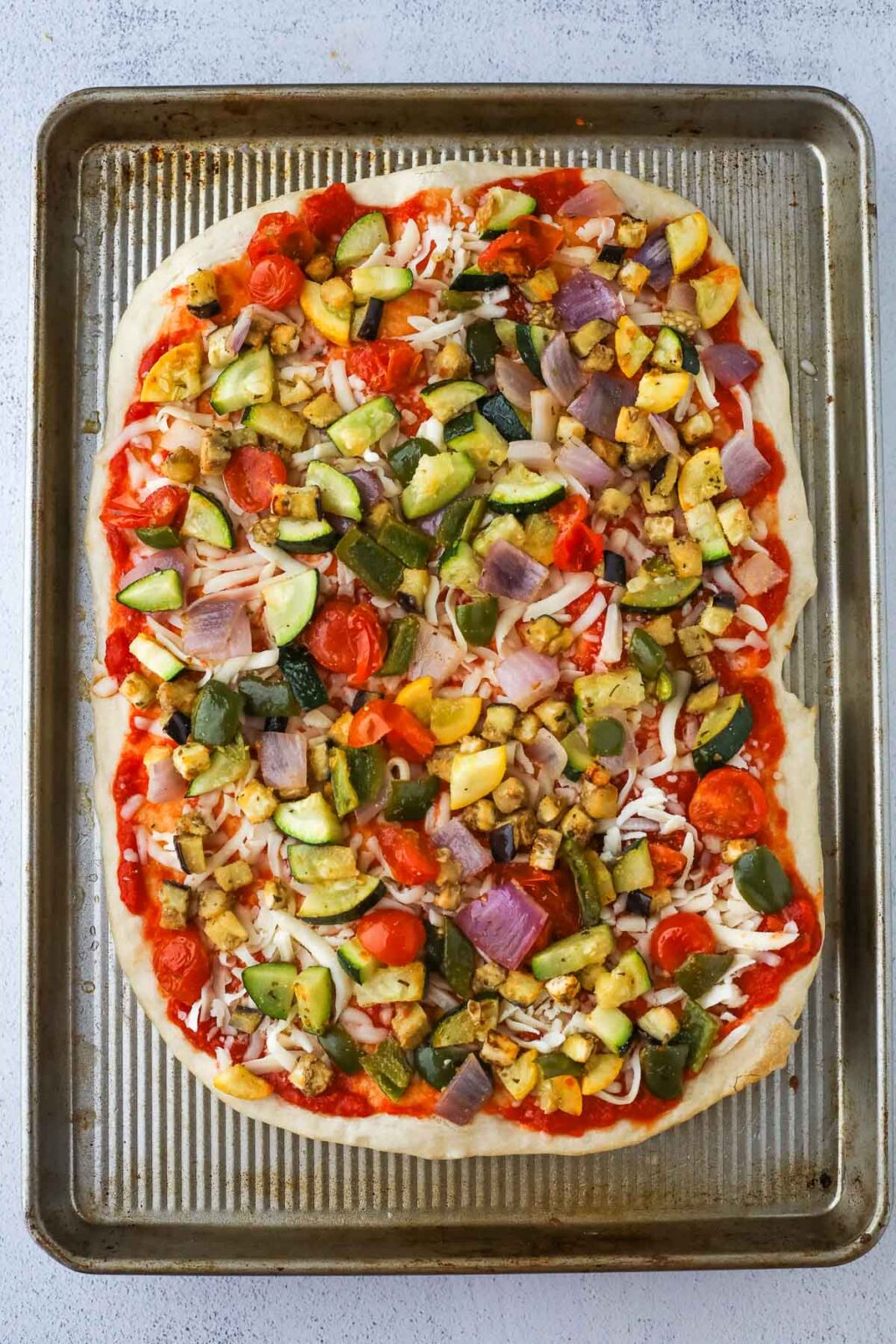 Roasted Vegetable Pizza - I Heart Vegetables