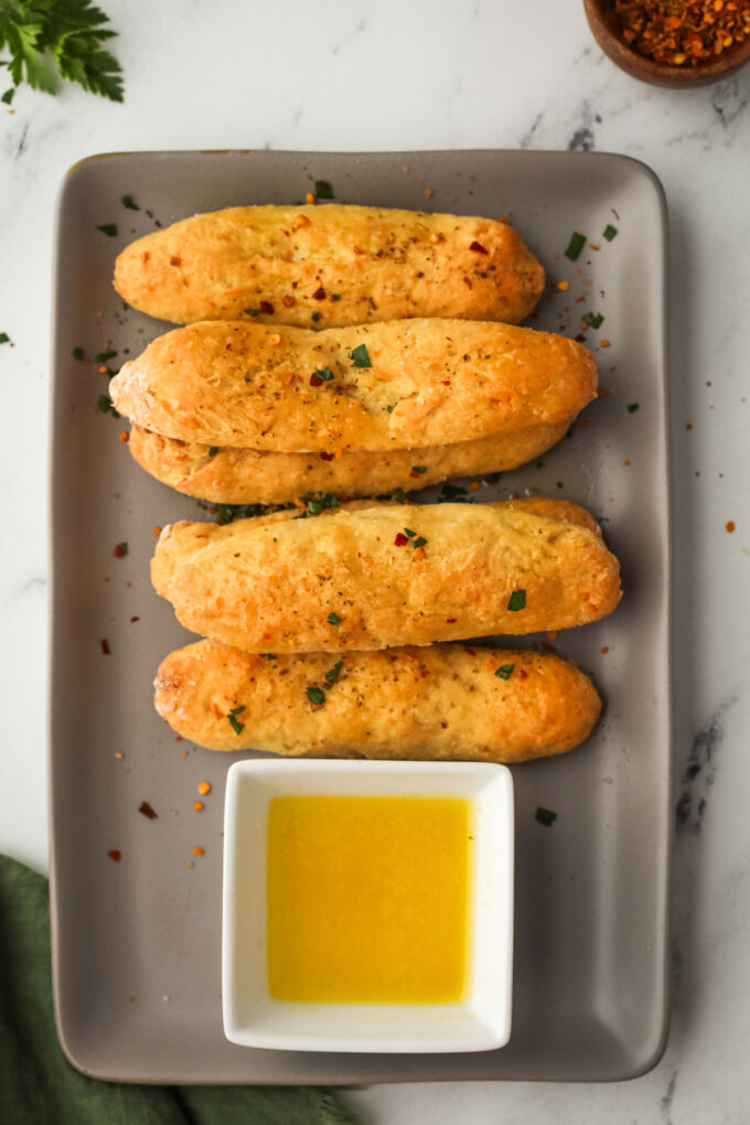 Cottage Cheese Breadsticks - I Heart Vegetables