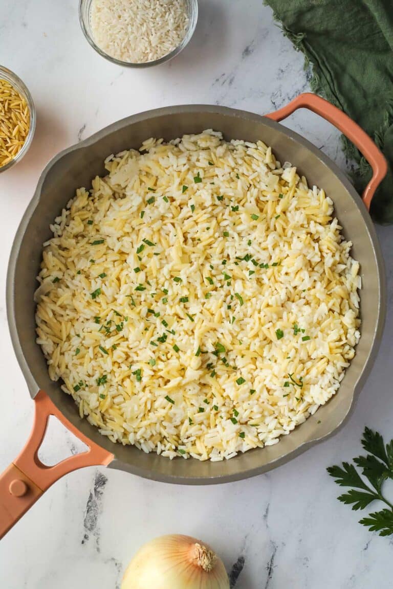 Orzo Rice Pilaf - I Heart Vegetables