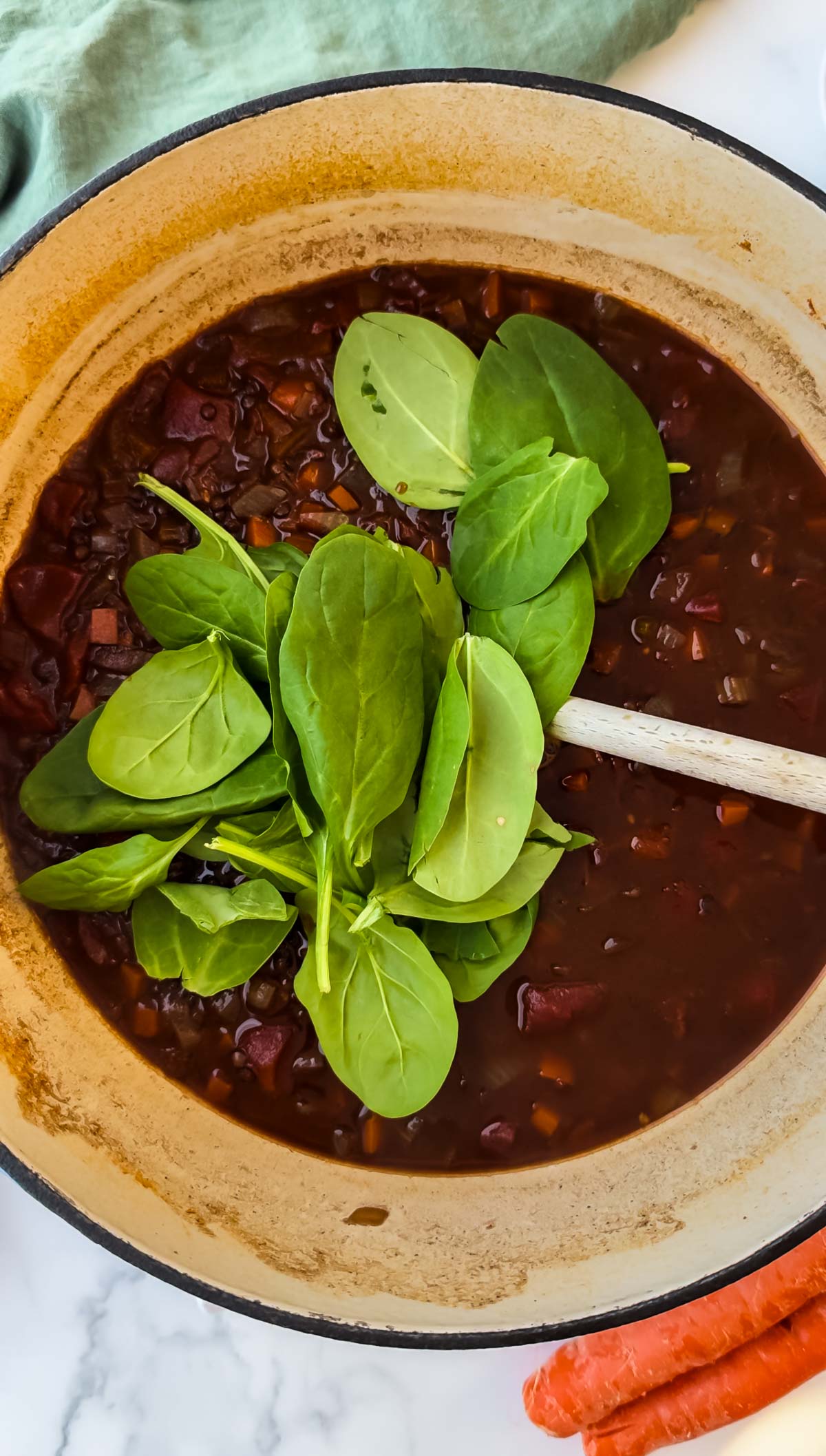 Black Lentil Soup - I Heart Vegetables