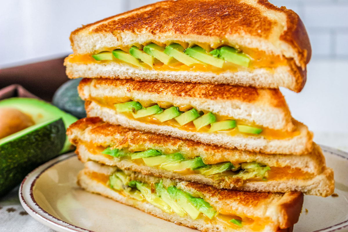 Avocado Grilled Cheese - I Heart Vegetables