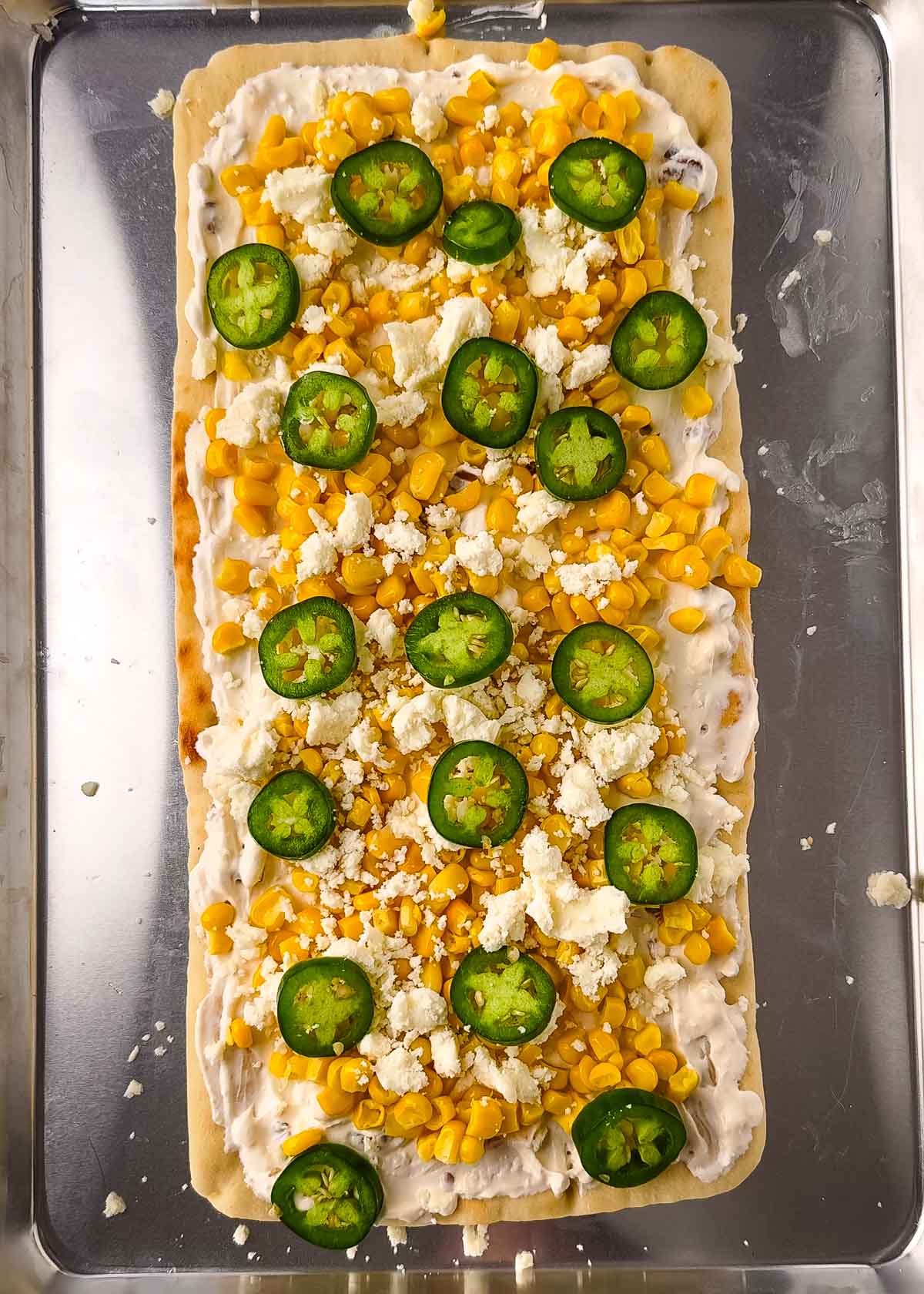 Street Corn Flatbread - I Heart Vegetables