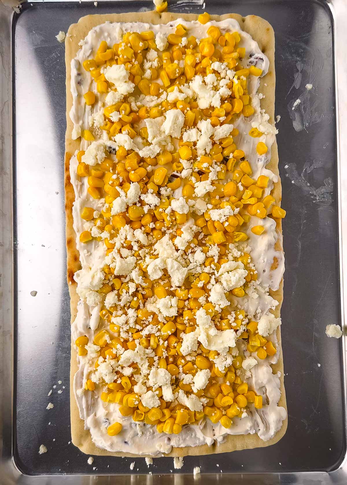 Street Corn Flatbread - I Heart Vegetables