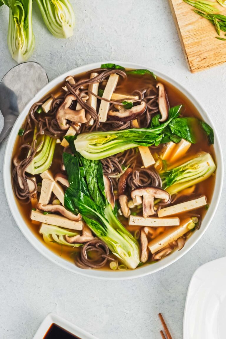 Soba Noodle Soup - I Heart Vegetables