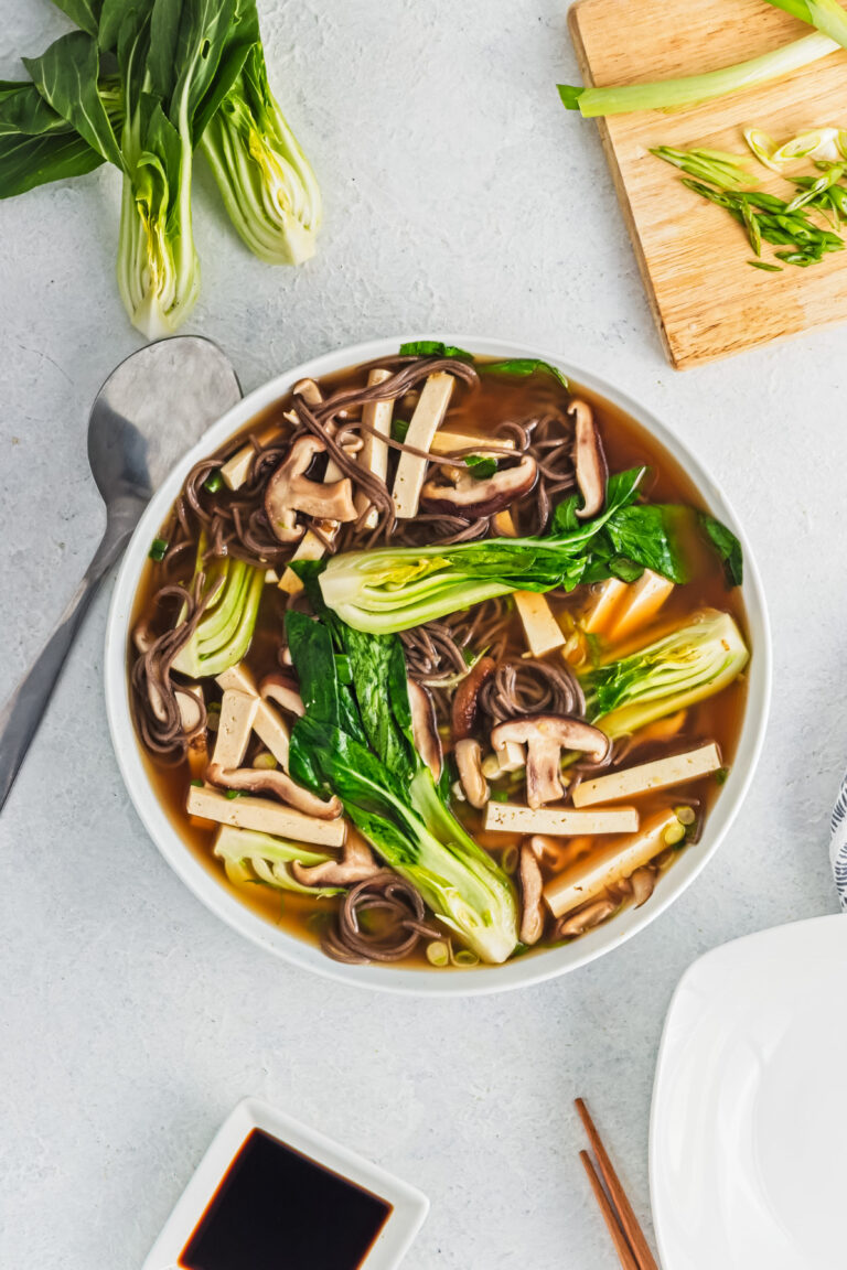 Soba Noodle Soup - I Heart Vegetables