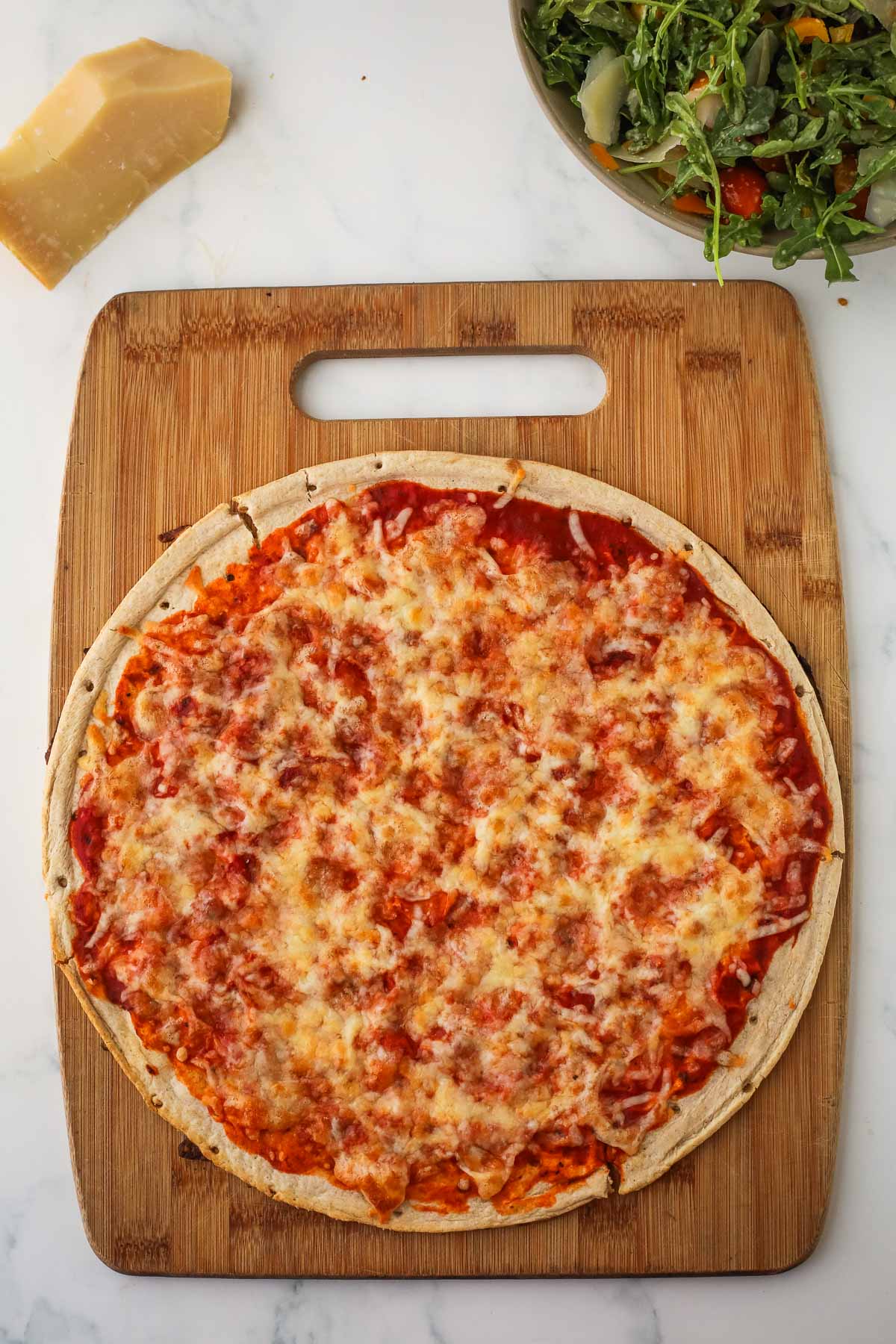 Salad Pizza - I Heart Vegetables