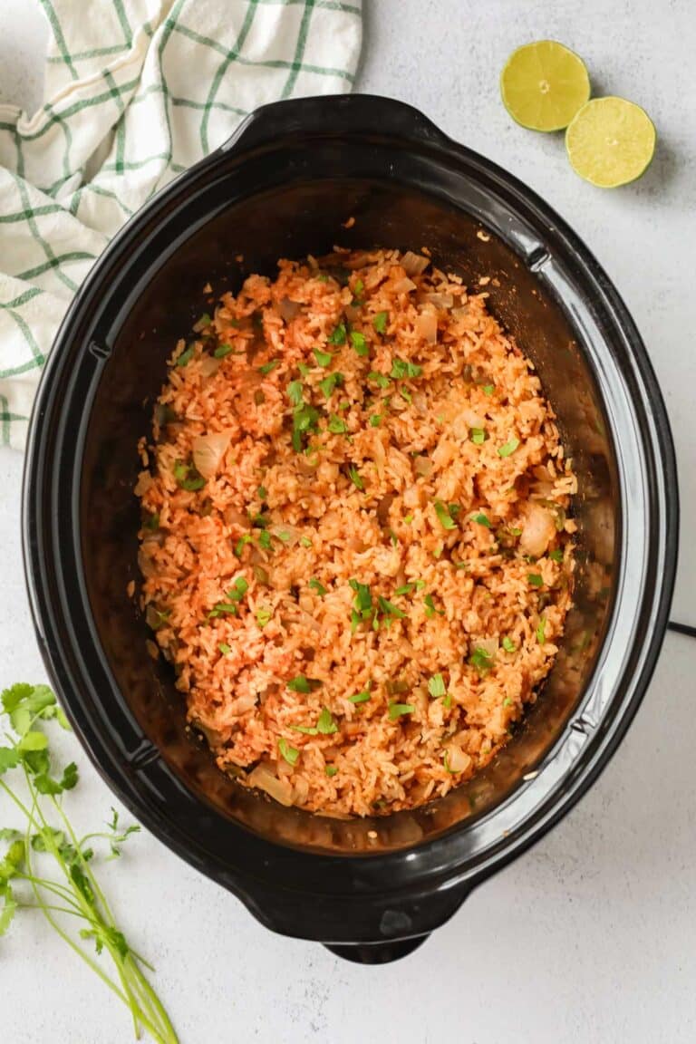 Slow Cooker Mexican Rice - I Heart Vegetables