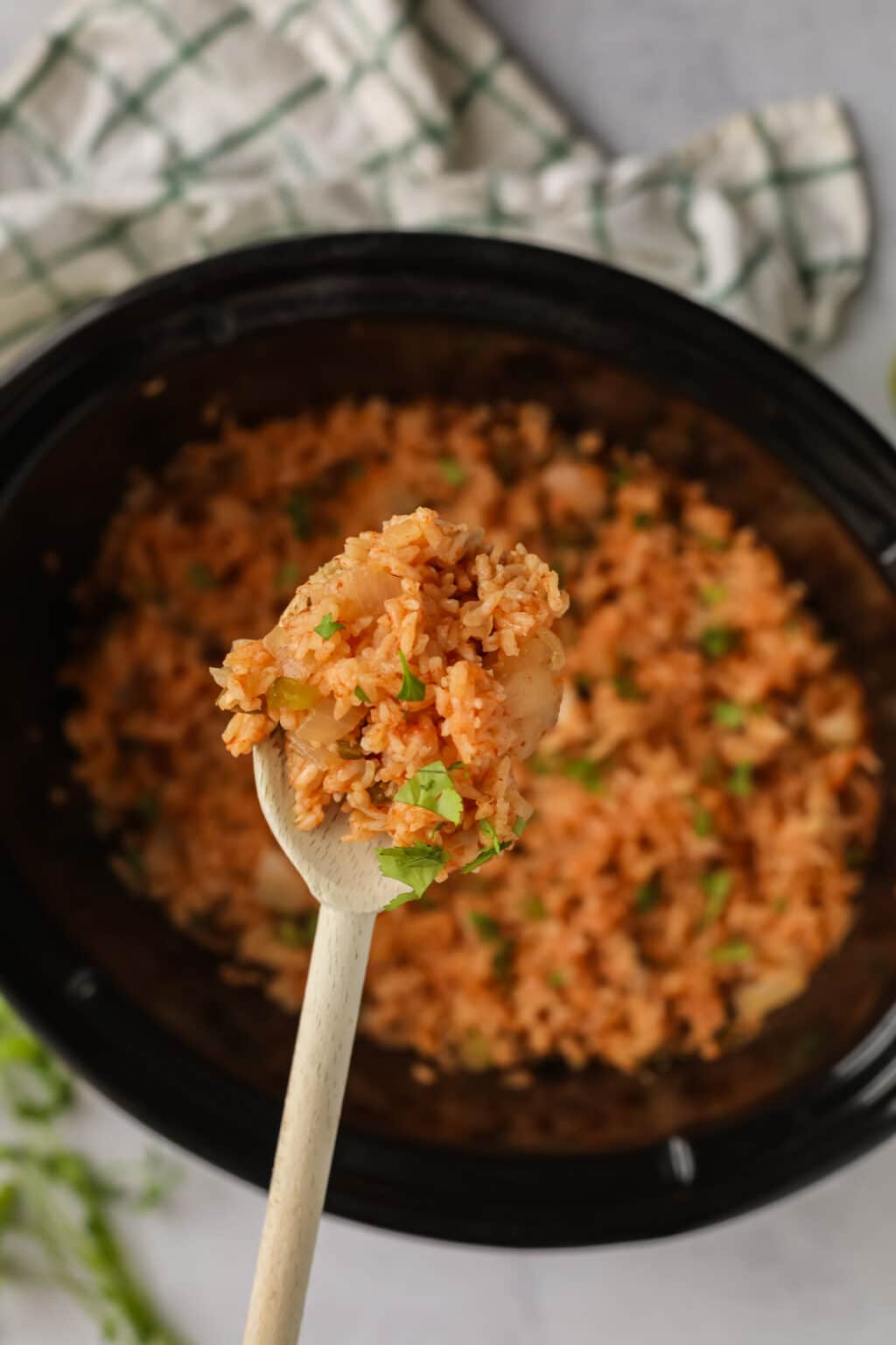 Slow Cooker Mexican Rice - I Heart Vegetables