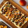 Peach and Ricotta Flatbread - I Heart Vegetables