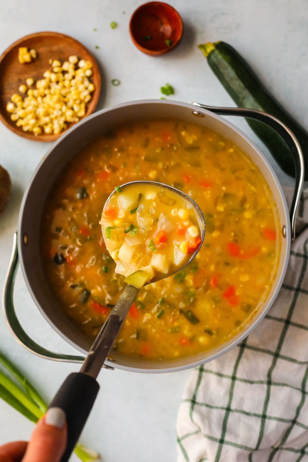 Summer Vegetable Chowder - I Heart Vegetables