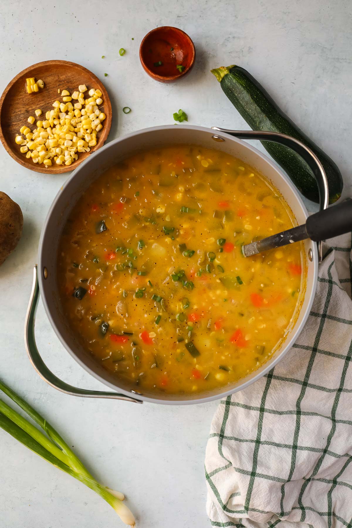 Summer Vegetable Chowder - I Heart Vegetables