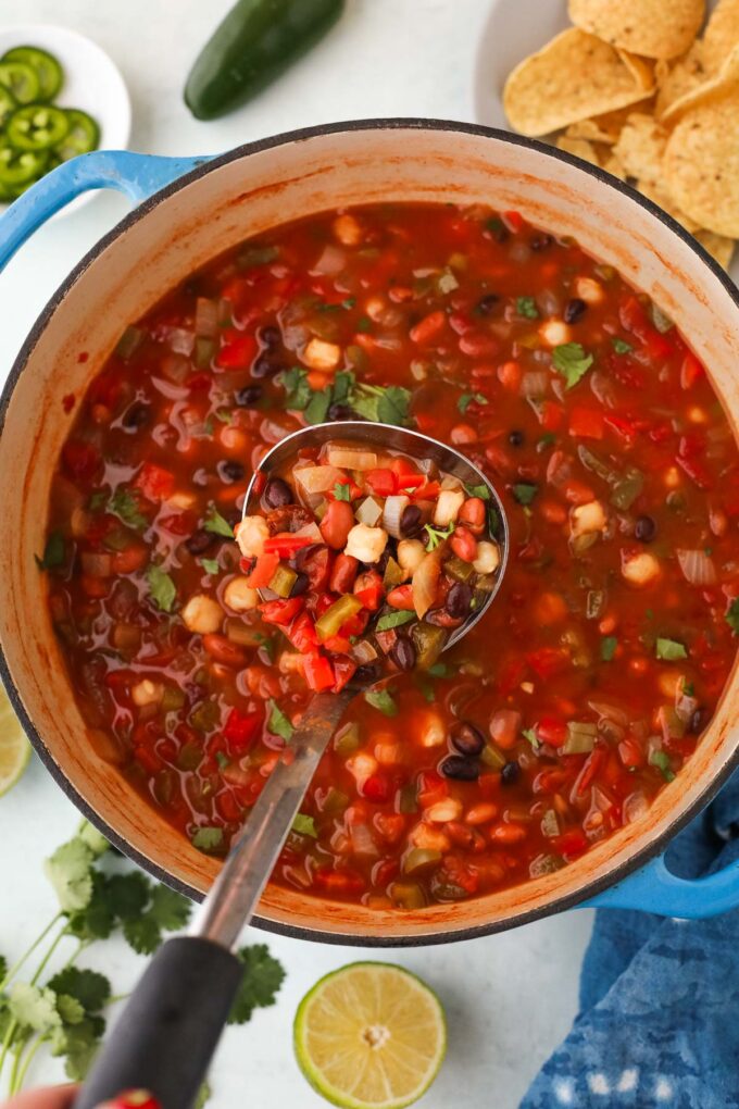 Mexican Bean Soup - I Heart Vegetables