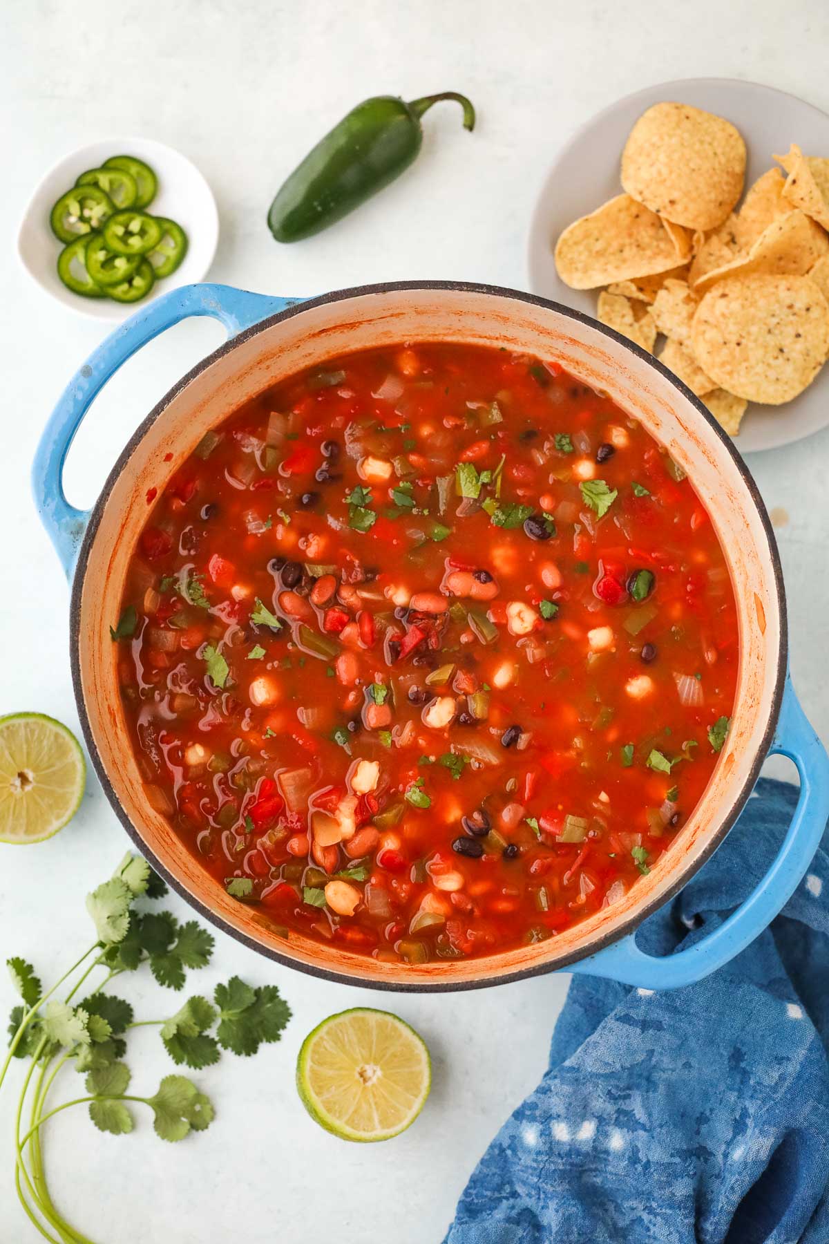 Mexican Bean Soup - I Heart Vegetables