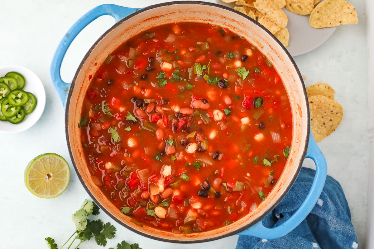 Mexican Bean Soup - I Heart Vegetables