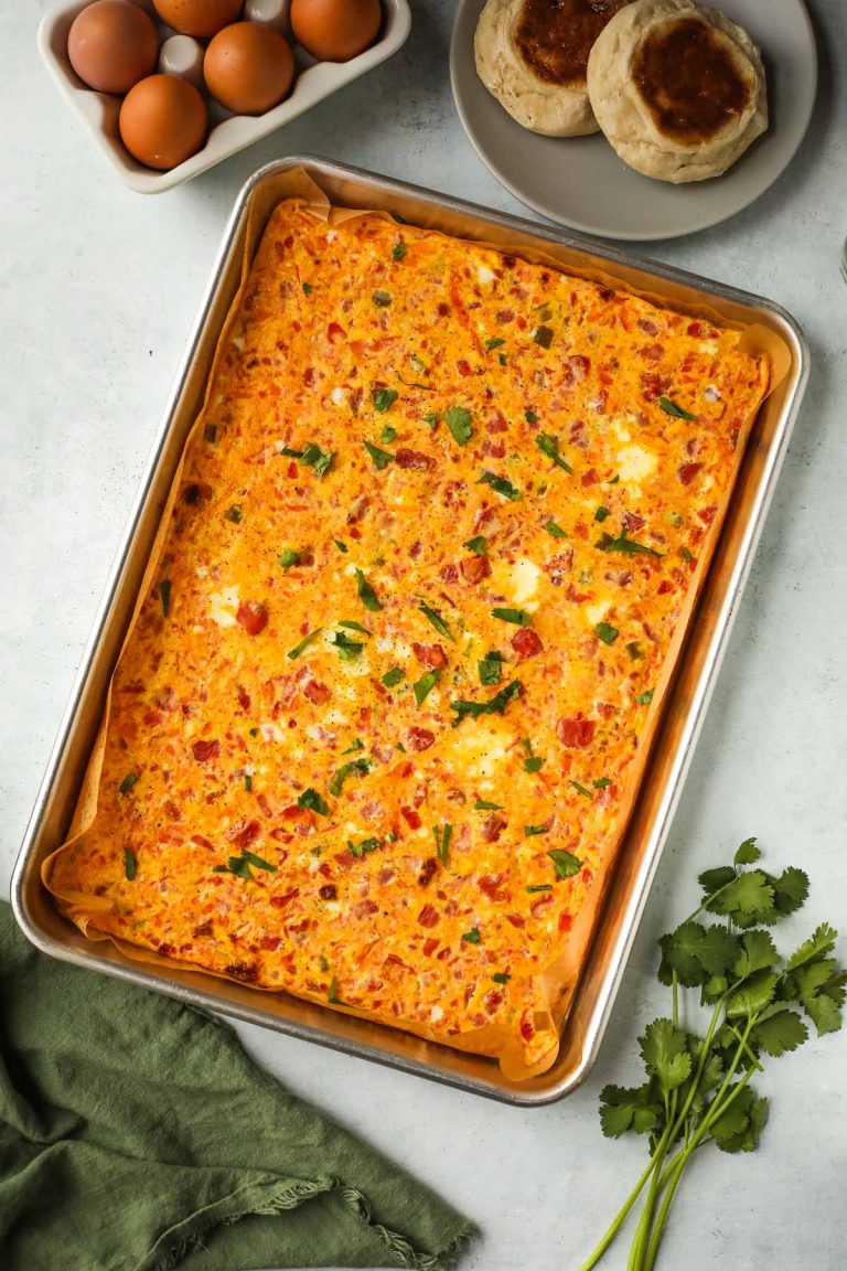 Sheet Pan Eggs - I Heart Vegetables
