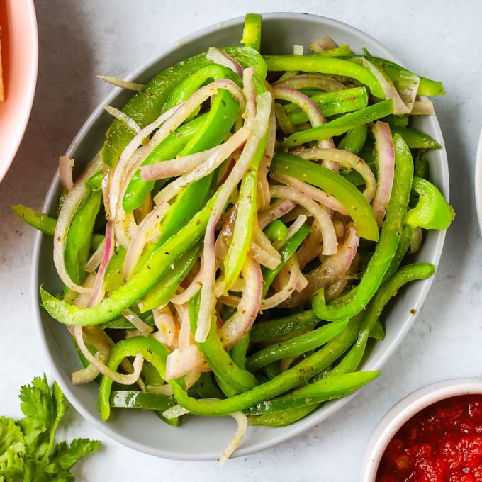 Chipotle Fajita Vegetables - I Heart Vegetables